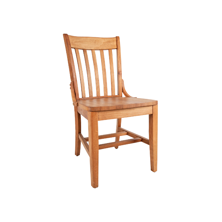 Solid Natural Wood Dining Chair – Charon & Styx